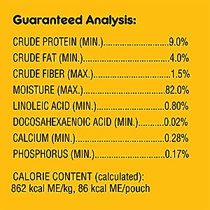 PEDIGREE PUPPY Soft Wet Dog Food Morsels in Sauce With Chicken, 3.5 oz Pouches, 16 Pack
