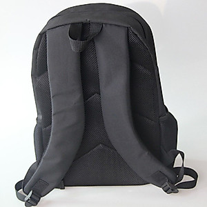 INSTANTARTS Fire Water Softball Ball Backpack Set School Bookbag Book Bag Lunch Box Pencil Case 3 in 1