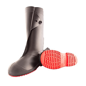 TINGLEY - 45851.XL Tingley-45851 Workbrutes G2 - PVC Overshoe - 17" Ht. - Black Upper - Red Sole - Cleated Outsole