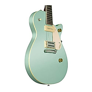 Gretsch G2215-P90 Streamliner Junior Jet Club 6-String Electric Guitar with Laurel Fingerboard and Three-Way Pickup Switching (Right-Handed, Mint Metallic)