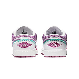 Jordan Youth 1 Low DM9037 100 White Light Bordeuax - Size 4.5Y