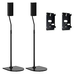 Adjustable Stand for Bose Speaker Stands wr Slideconnect Bracket, for Bose UB-20, UB-20 II, WB-50 II, UFS-20 II, UTS-20 II, CM520, CineMate II, GS II, for Bose Speaker Floor Stands, Pack of 2
