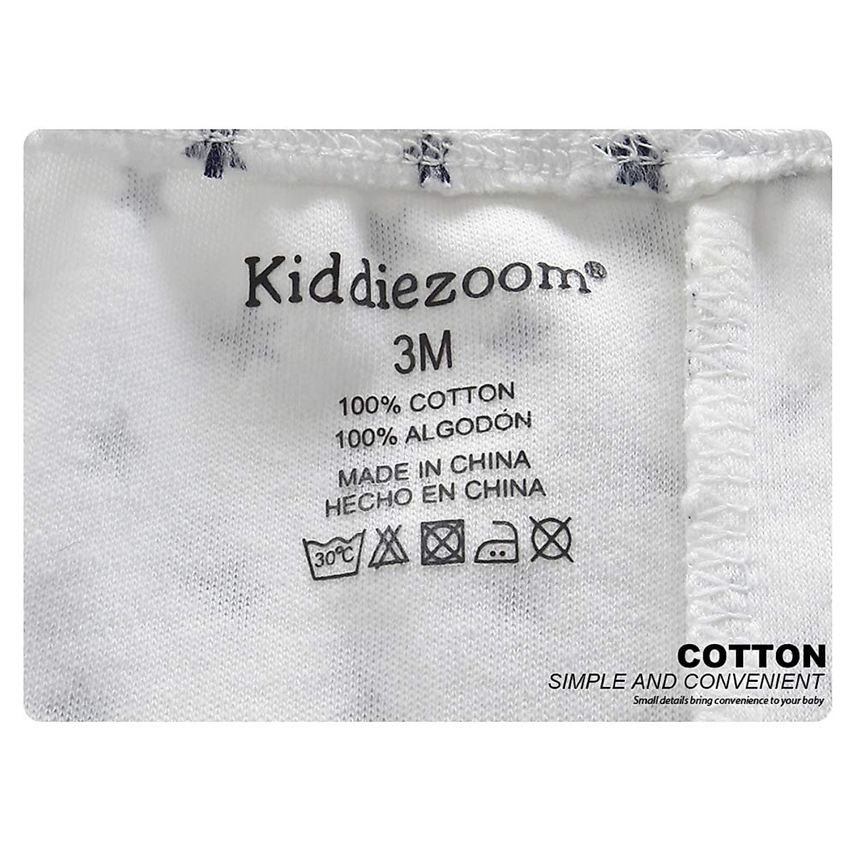 Unisex Newborn Baby Cotton 4-Pack Pants Embroidery Pringting Casual Leggings 0-24 Months for Boys and Girls Darkblue