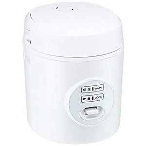 Yamazen Rice Cooker 0.5 to 1.5 Pair Small Mini Rice Cooker White YJE-M150 (W)