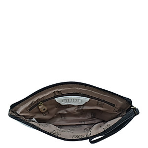 Anna by Anuschka Wristlet Clutch, Butterfly Black