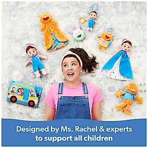 Ms. Rachel Finger Puppets Zoo Friends 4-Pack, Lion, Monkey & Parrot, Educational Toys & Animal Puppets, Toddler Toys for Girls & Boys Ages 6 Months-2+