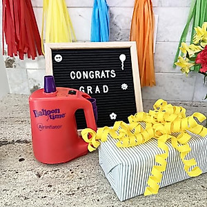 Balloon Time Electric Air Inflator and Deflator - Powerful Portable Electric Air Pump for Balloons, Balloon Arch, Party Decorations, Inflatables, and Air Mattresses