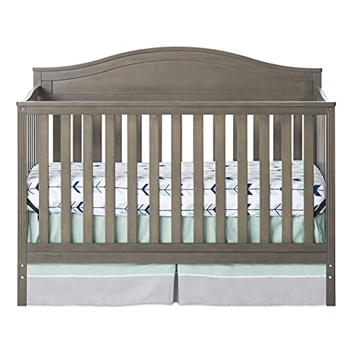 Child Craft Sidney 4-in-1 Convertible Crib, Dapper Gray