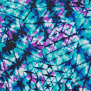 Speedo Girls Thin Strap One Piece Swimsuit (US, Alpha, X-Large, Regular, Deep Aqua/Purple)