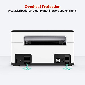 MUNBYN Thermal Printer for Shipping Labels [Upgraded 2.0] Label Printer for Small Business Compatible with Amazon, Etsy, Ebay, Shopify, FedEx, UPS, USPS