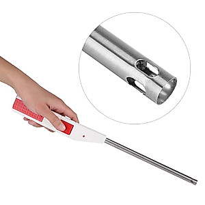 Fdit Electronic Kitchen Gas Stove Lighter Oven BBQ Candle Safety Ignitor Home Kitchen Outdoor Camping Picnic Use(Red)