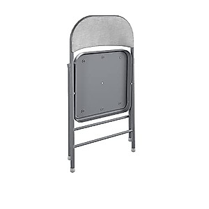 COSCO SmartFold® Fabric Folding Chair, 4-Pack, Gray