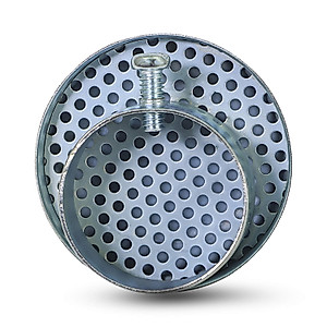 Midline Valve S1504 Oil Tank Vent Cap with Screen 1-1/4 in. Zinc Plated Galvanized Steel, 1-1/4"