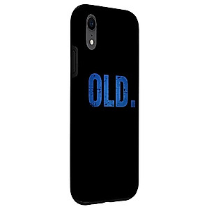 iPhone XR Old Funny Navy Blend Case