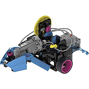 Thames & Kosmos Robotics Workshop Model Building & Science Experiment Kit | Build & Program 10 Robots with Ultrasonic Sensors | Program & Control with App for iOS & Android