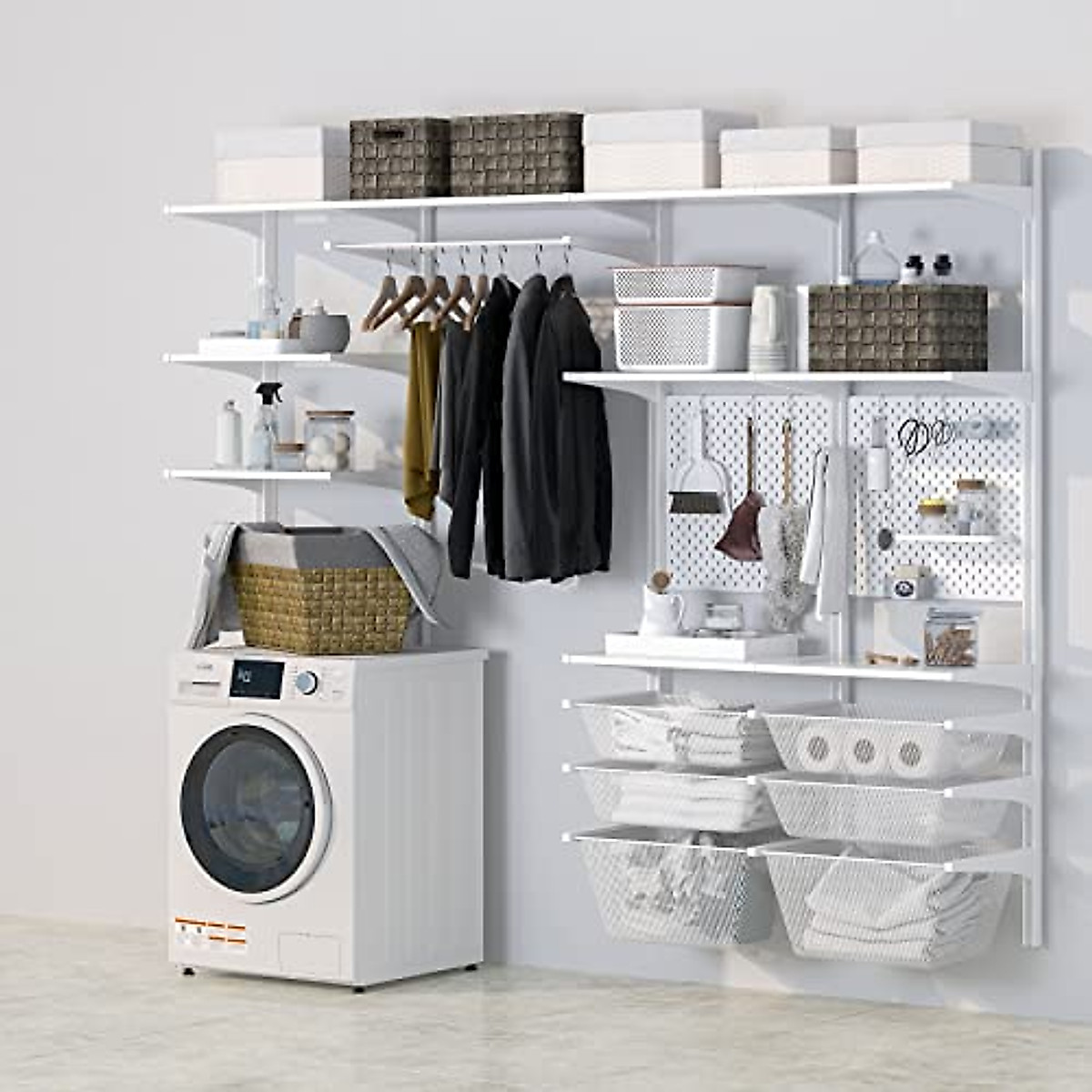 KoolMore 2-in-1 Front Load Washer and Dryer Combo for Apartment, Dorm, RV, and Small Home Laundry Washing and Drying, 16 Wash and 4 Dry Cycles, Compact Space Saver (White) [FLC-3CWH]