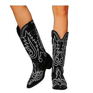 Womens Sandals, Womens Booties And Ankle Boots Women's Glitter Boots Knee High Boots Brown Sneakers Size 11 Volleyball Boots Running Shoes for Women