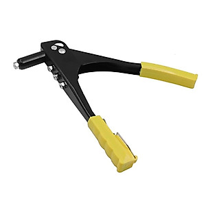 YÁSEZ 10 Inch Single Handle Manual Riveter Gifts for DIY Enthusiasts to Car Mechanics Works Great for Fastening Metal Plastic