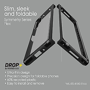 OTTERBOX SYMMETRY SERIES FLEX Case for Galaxy Z Fold3 5G - BLACK CRYSTAL