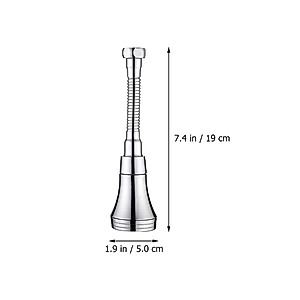 DOITOOL 1PC Faucet sink water tap head Movable Kitchen Tap Head Fauce Sprayer Head bathtub water tap bathtub accessories Water Tap Extender filter to rotate one-hand Stainless steel