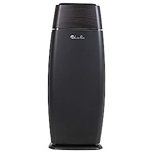 LivePure LP260TH-B Sierra Series True HEPA Digital Tall Tower Air Purifier for Home Captures Allergens, Smoke, Pollen, Mold, Dust Mites, Pet Hair, Energy Star Certified, Mahogany/Black