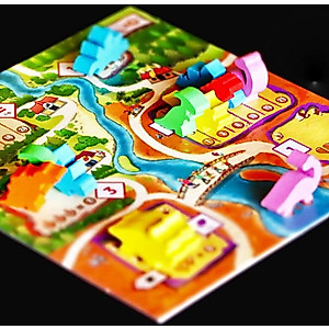 Ankama Draftosaurus - Bringing The Jurassic Era Alive- in Draftosaurus, Your Goal is to Have The Dino Park Most Likely to Attract Visitors, Family Fun Drafting Game, for 2 to 5 Players, Ages 8 and Up