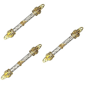 VOSAREA 3pcs Bible Crown Scroll Jewish Mezuzah for Outside Door Metal Mezuzah Door Right Side Mezuza Door Mezuza Mezuzah for Home Door Delicate Door Mezuzah Jewish Mezuzah Decor