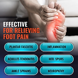 PhysFlex Compression Socks for Plantar Fasciitis, Achilles Tendonitis Relief - Ankle Compression Sleeve for Heel Spurs, Foot Swelling, Fatigue & Sprain - Arch Support Brace for Work, Gym, Sports