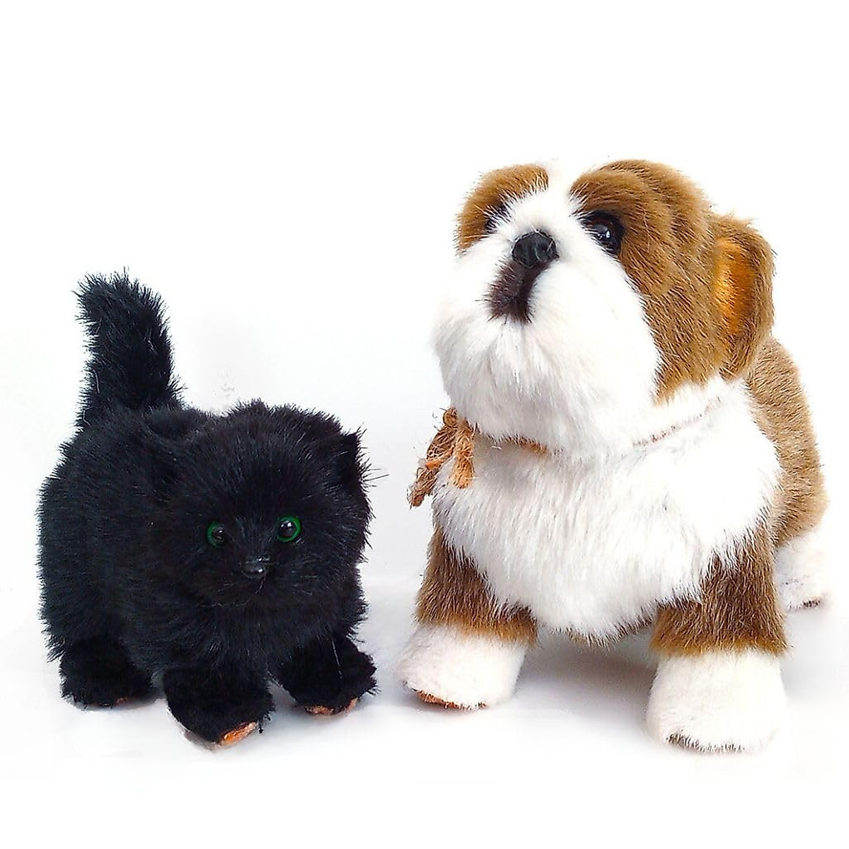 Little House on The Prairie Pets for 18 Inch Dolls Black Susan Cat and Jack The Bulldog, Compatible with American Girl, by The Queen's Treasures