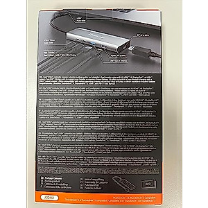 j5create USB4 Dual 4K Multi-Port Hub -5 in 1 USB4 Hub with PD 85W, Dual 4K Display, DisplayPort 1.4, USB-A, USB-C Ports | for Macbooks, Windows Laptops, Thunderbolt 3/4, and USB4 Devices (JCD401)