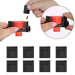 90 Degree Corner Clamps, Wood Working Tools, 4PCS Right Angle Clamps with Adjustable Spring Load, Clip Clamp Tool for Woodworking