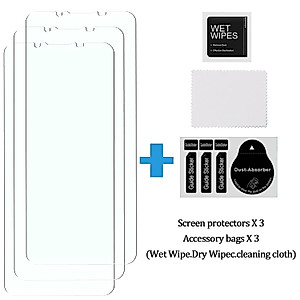 [3 Pack] KELOLIN Screen Protector for Xperia 1 III, Easy to Install, HD Anti-Scratch Anti-Fingerprint No-Bubble Tempered Glass Screen Protector Compatible with Xperia 1 III