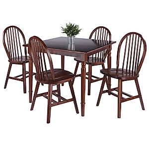 Winsome Wood Mornay Dining Set, Walnut
