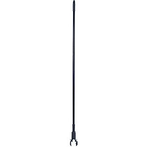 Carlisle FoodService Products 3697000 Vinyl Coated Metal Mop Handle, 15/16" Diameter x 60" Length, Black, For Jaw Style Wide Band Mops (Pack of 12)