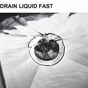 Upgrade 304 Stainless Steel Kitchen Sink Strainer, Kitchen Sink Drain Strainer, Sink Strainers with Large Wide Rim 4.5" Diameter for Kitchen Sinks (Stainless Steel 304) (2 PACK)