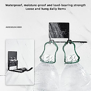 Valink Hair Dryer Holder, Wall Mount Self Adhesive Waterproof blowed Dryer Rack Storage Organizer Hanger,Adhesive Stainless Steel Bathroom Organizer d Double Hook Section