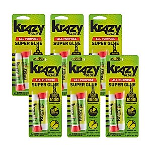 Krazy Glue Precision Tip Glue, Clear 12 Count