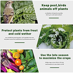 Cool Area Plant Covers Freeze Protection 10x30 ft 1.0oz Resuable Frost Cloth Blanket Floating Row Cover Garden Fabric for Winter Outdoor Vegetables Plants Against Pest Insects