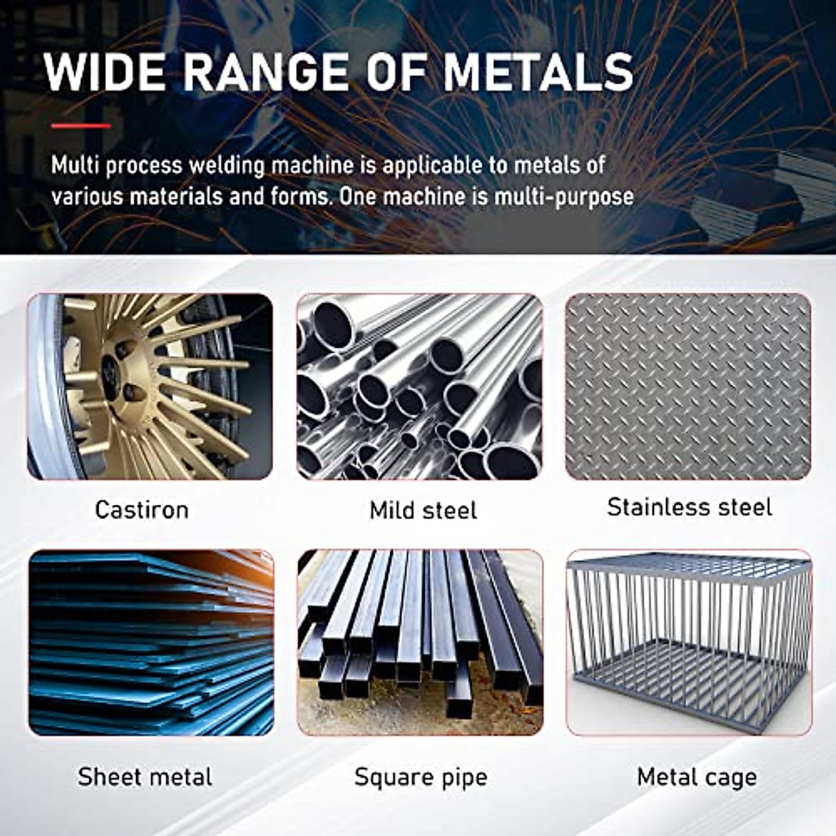 WARCKING 140A Digital Stick Welder, 110/220V Dual Voltage IGBT Inverter ARC Welding Machine, Mini Portable MMA Welder Machine with Hot Start and Anti-Stick