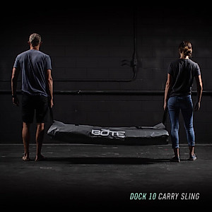 BOTE Inflatable Lake Float for Adults | Floating Island - Dock - Raft for Pool & Beach 10'x10'