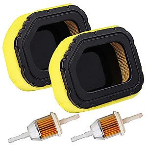 HOODELL 2 Pack 32 083 03 Air Filter Fit Kohler Courage Engine SV710 SV715 SV720 SV730 SV735 SV740 Lawn Mower, Replace 32 083 05-S Pre Cleaner 32 883 03-S1 Air Filter