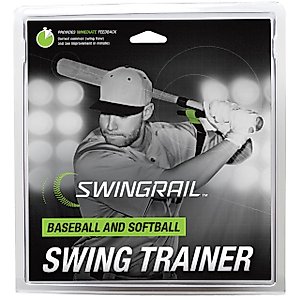 SWINGRAIL Baseball/Softball Swing Trainer Aid - Equipment for Batting and Hitting