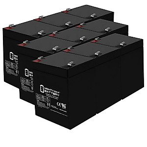 Mighty Max Battery ML5-12 - 12V 5AH Replacement for APC Smart-UPS 2200VA USB SER, SUA2200RM2U - 9 Pack