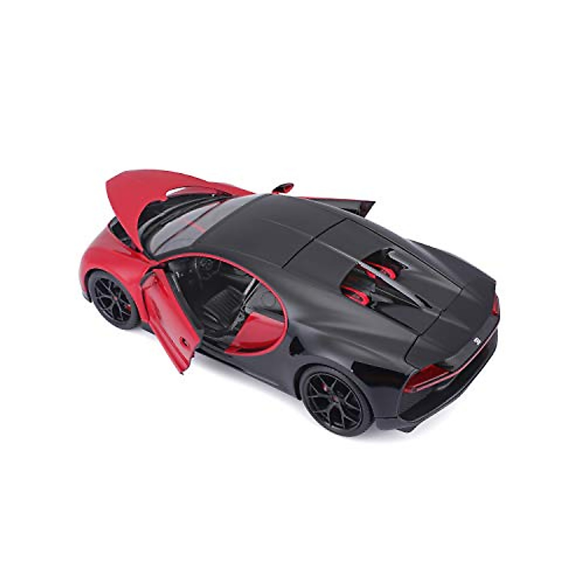 Maisto Bugatti Chiron Sport 1/18 Diecast Model Car - Black/Red (18-11044-00000022)