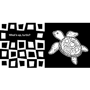 Hello, Ocean Friends: A Black-and-White Board Book for Babies That Helps Visual Development (High-Contrast Books)