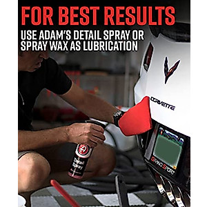 Adam's Clay Mitt (2 Pack) - Medium Grade Clay Bar Infused Mitt | Car Detailing Glove Quickly Removes Debris from Your Paint, Glass, Wheels, & More