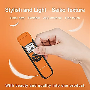 Optic Power Meter -70~+10 dBm Fiber Light Meter for Testing 7 Calibrated Wavelengths Rechargeable