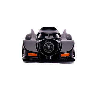 Jada Toys DC Comics 1:32 1989 Batmobile Die-cast Car with Batman Figure, Toys for Kids and Adults (JadaToys31704) , Black