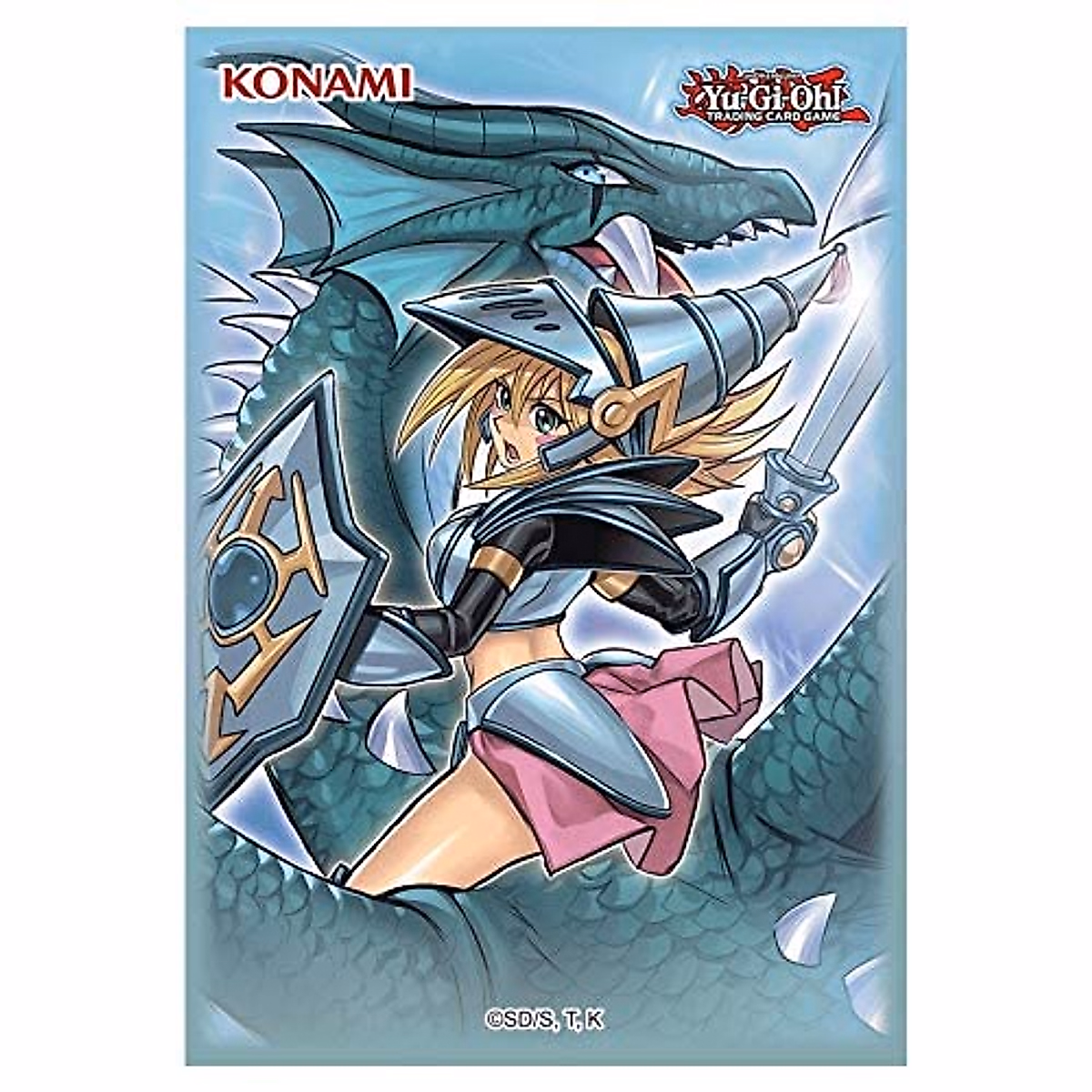 Konami YU-GI-OH! DMG Protective Sleeves (50 Count, Vinyl or PP, Multicolor, Tournament Regulation Standards)