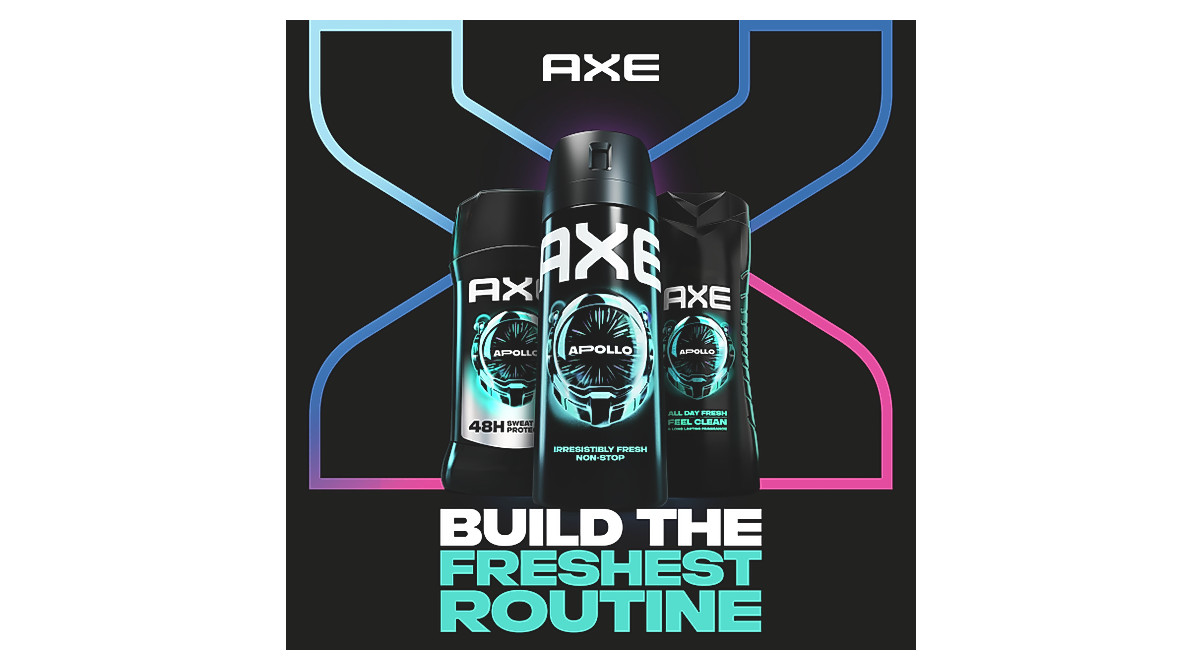 AXE Apollo Body Spray Deodorant - Long-Lasting Sage & Cedarwood Fragrance